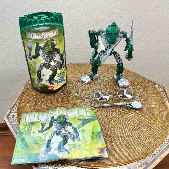 Lego | Toys | Lego Bionicle Toa Hordika Matau 874complete With Manual ...